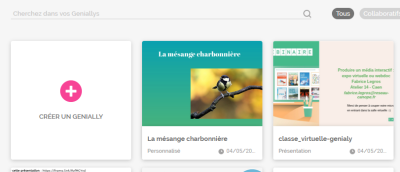 Prise en main de Genial.ly pour produire une expo virtuelle ou un webdoc